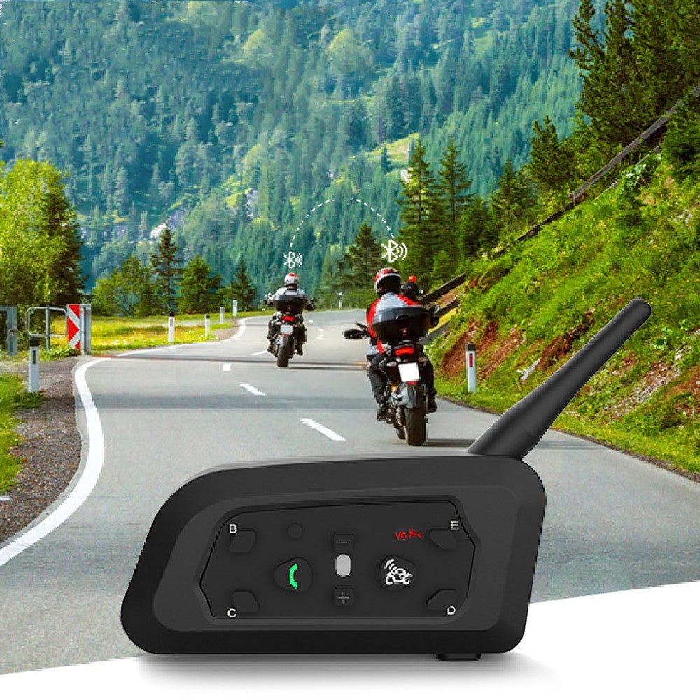 800m All Five Motorcycle Helmet Bluetooth Intercom V6pro Single Pack ...