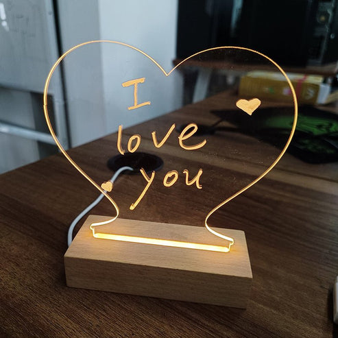 Creative Note Board Creative Led Night Light USB Message Board Holiday ...