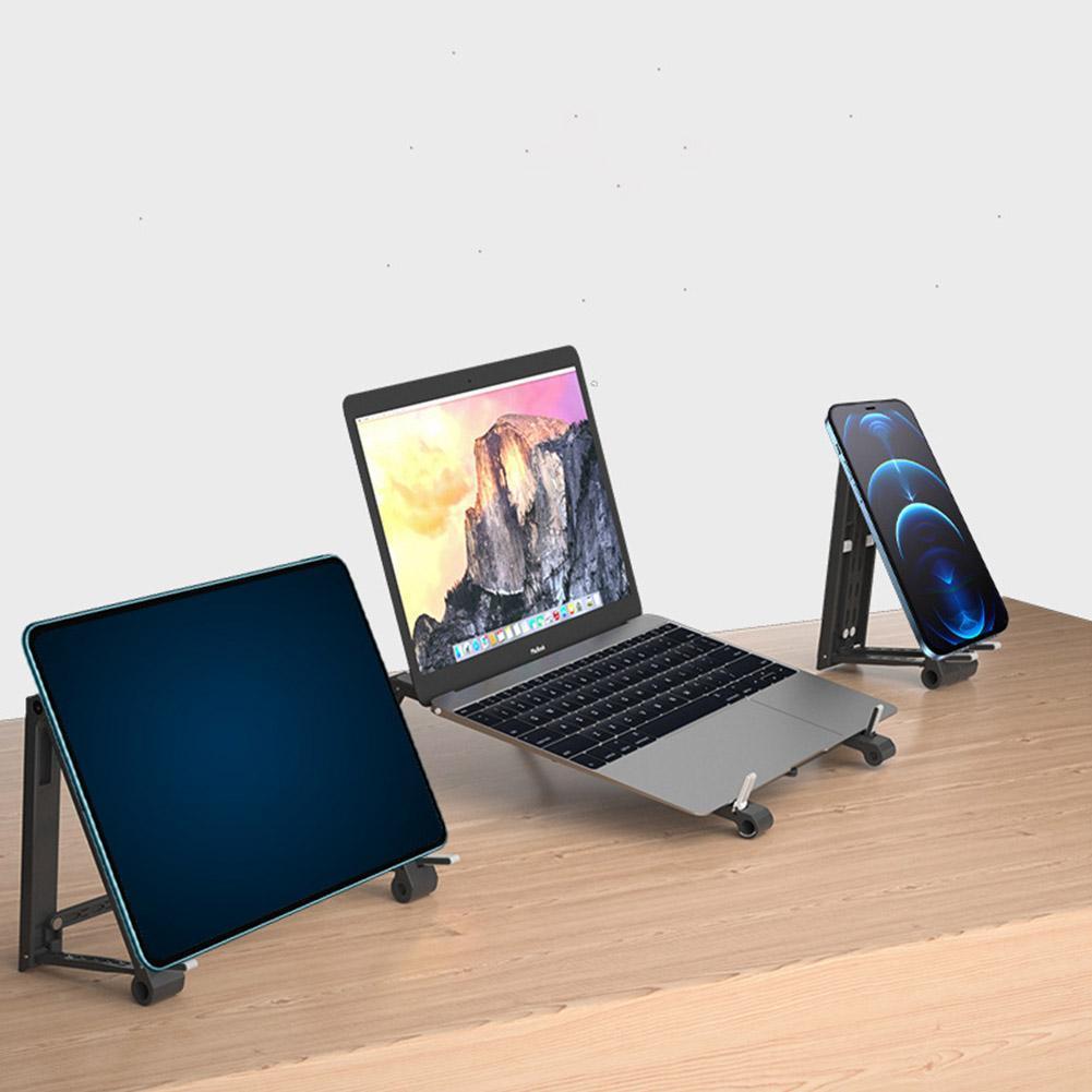 Heightening And Folding Three-in-one Multifunctional Computer Stand ...