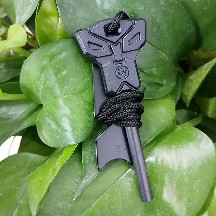 Outdoor Survival Large Solid Flint Multifunctional Fire Rod Magnesium ...