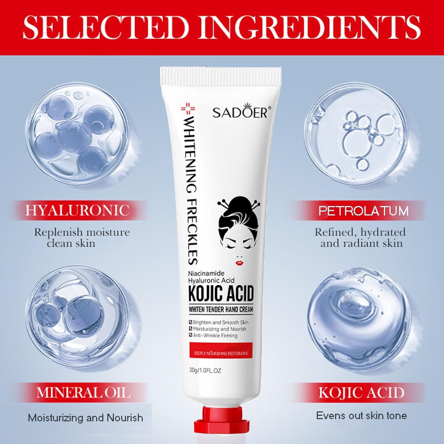 Sadoer - Kojic Acid Hand Cream (Original) – Zambeel
